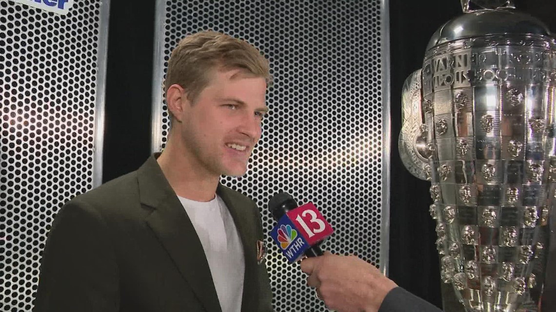 Marcus Ericsson makes Borg-Werner trophy | wthr.com