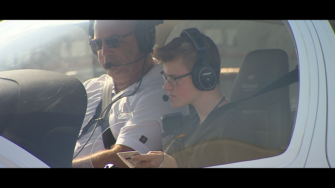 Riley kid gets to live his dream of being a pilot | wthr.com