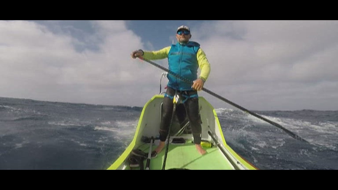 Spanish man paddles his way from California to Hawaii | wthr.com