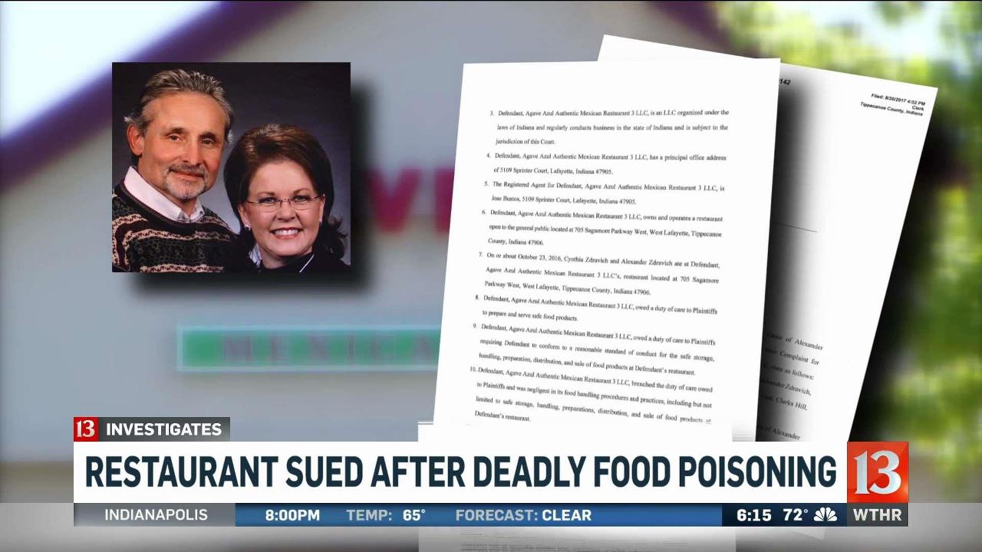 Indiana restaurant faces lawsuit for food poisoning death | wthr.com