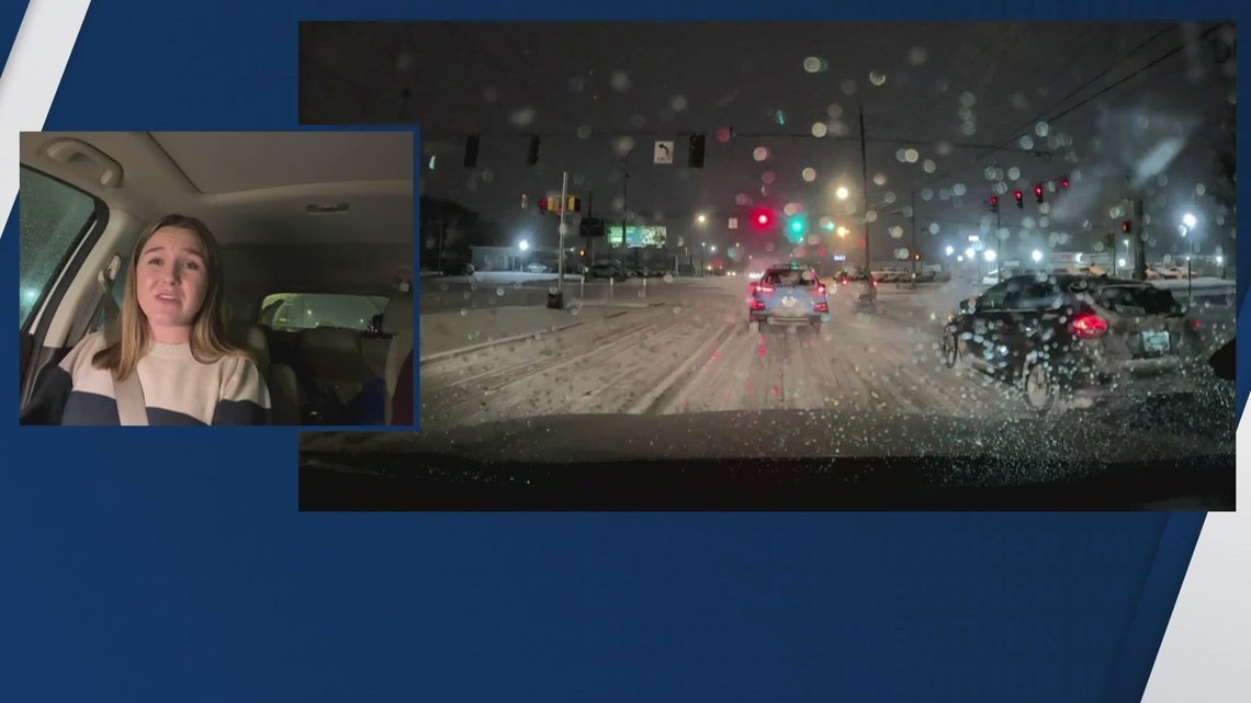 Road conditions getting treacherous as snow falls across central ...