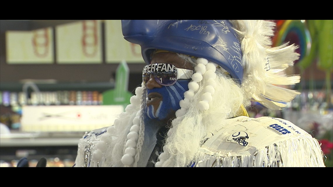 Friends throw retirement party as 'Colts Super Fan' gives up his day ...