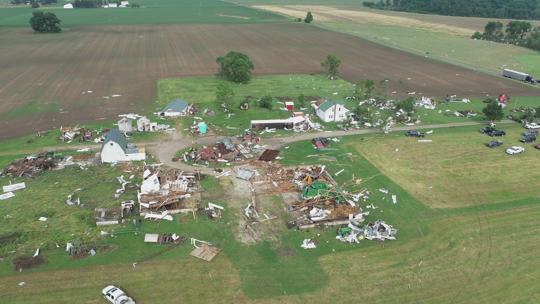 Hail and storm damage from severe weather in Indiana June 18, 2021 ...
