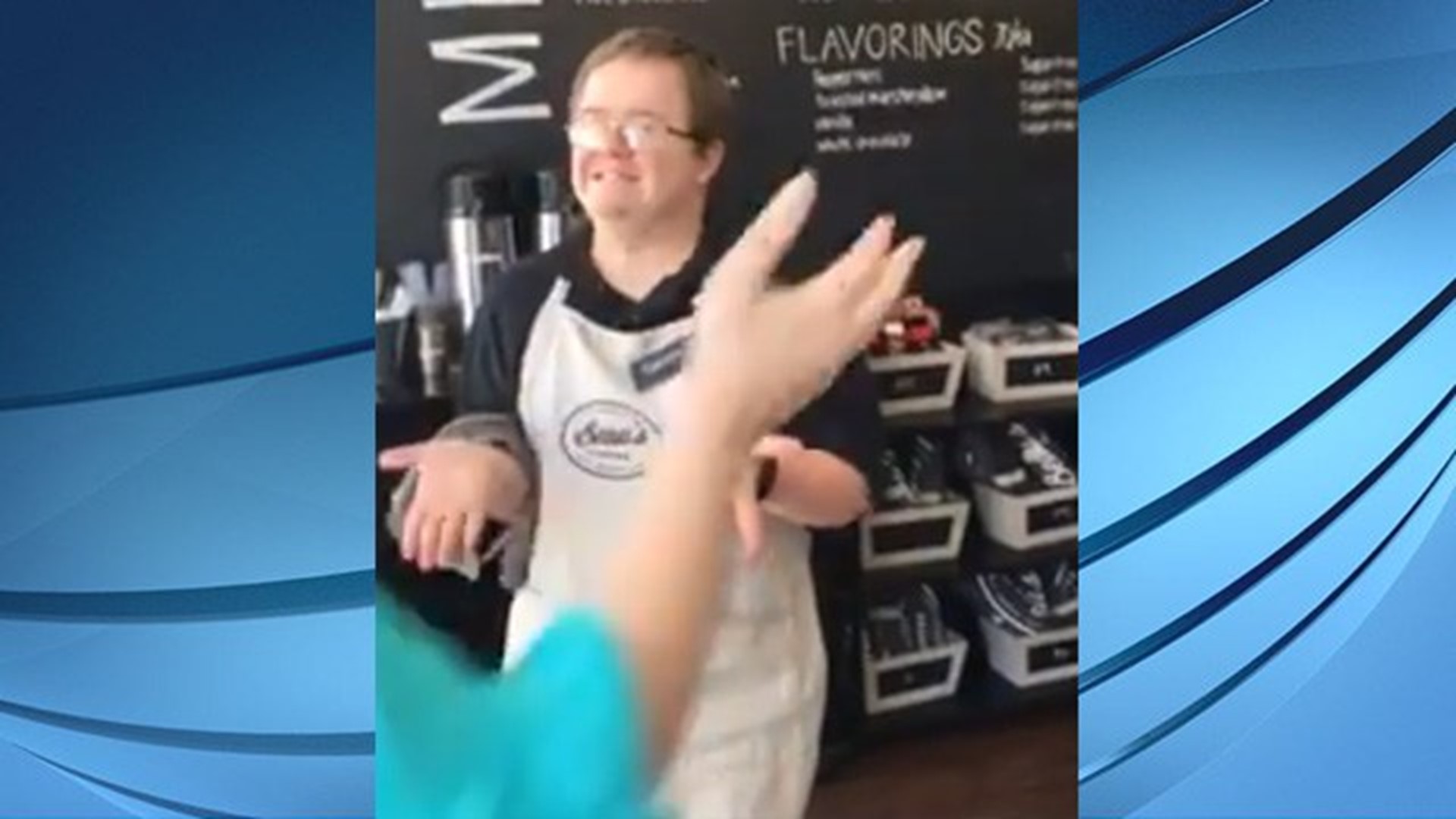 VIDEO: Coffee shop worker with Down Syndrome gets "promposal" | wthr.com