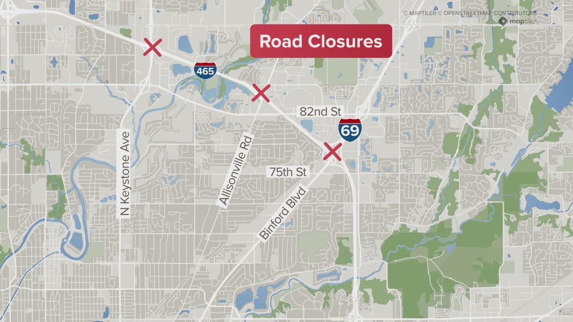 INDOT plans traffic changes for eastbound traffic on I-465 on Indy's ...
