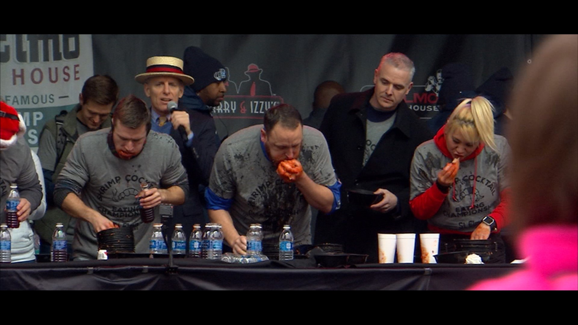 Joey Chestnut breaks own record at St. Elmo eating contest | wthr.com