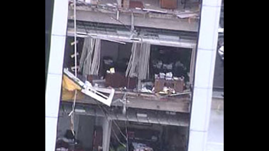 Crews work to secure damaged skyscraper | wthr.com