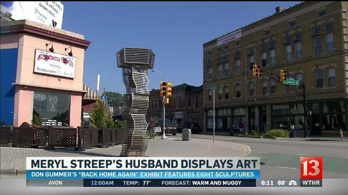 Artist Don Gummer unveils sculptures around Indianapoli | wthr.com