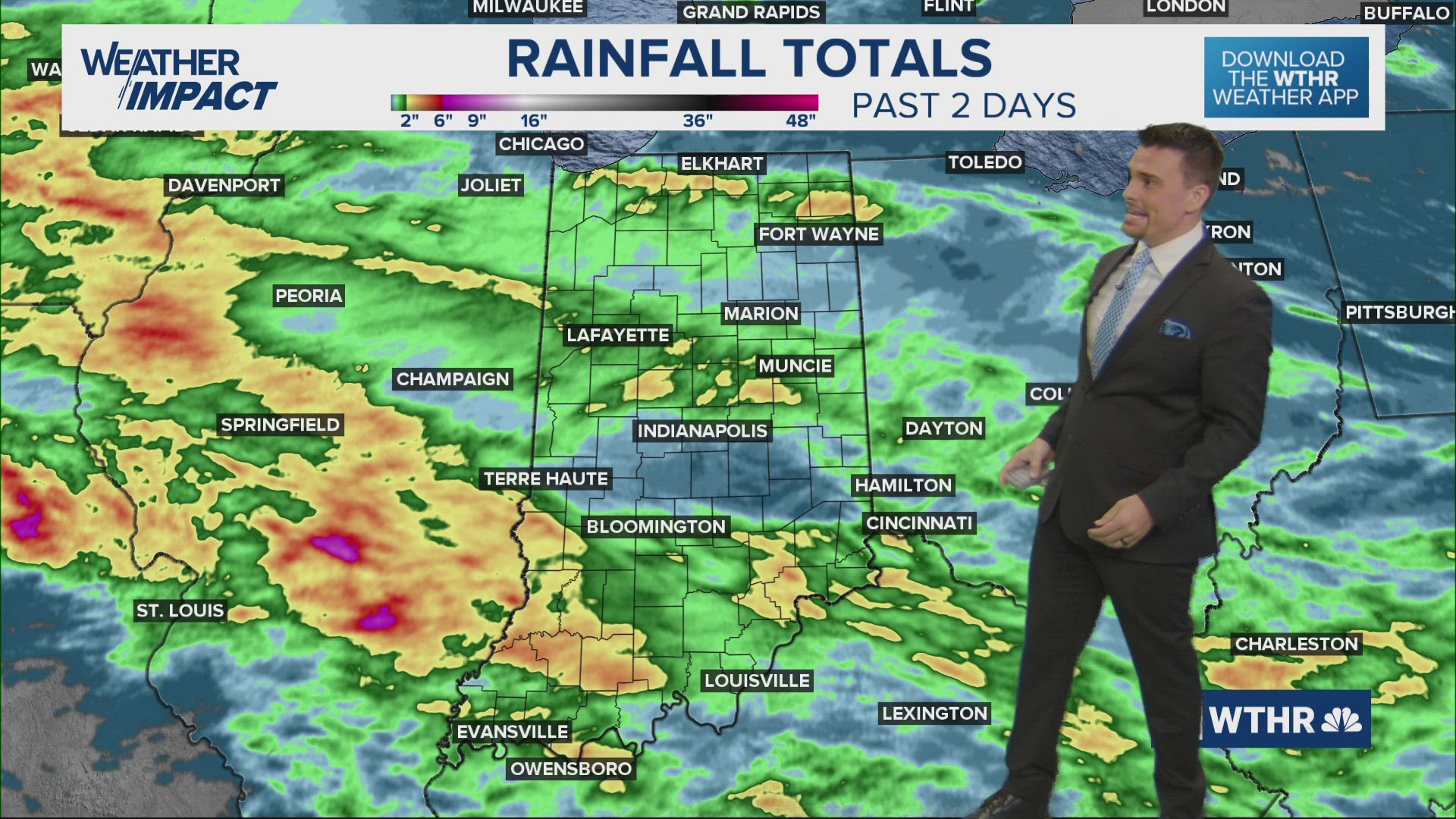 How much rain did we pick up this weekend? | 13Weather Blog | wthr.com