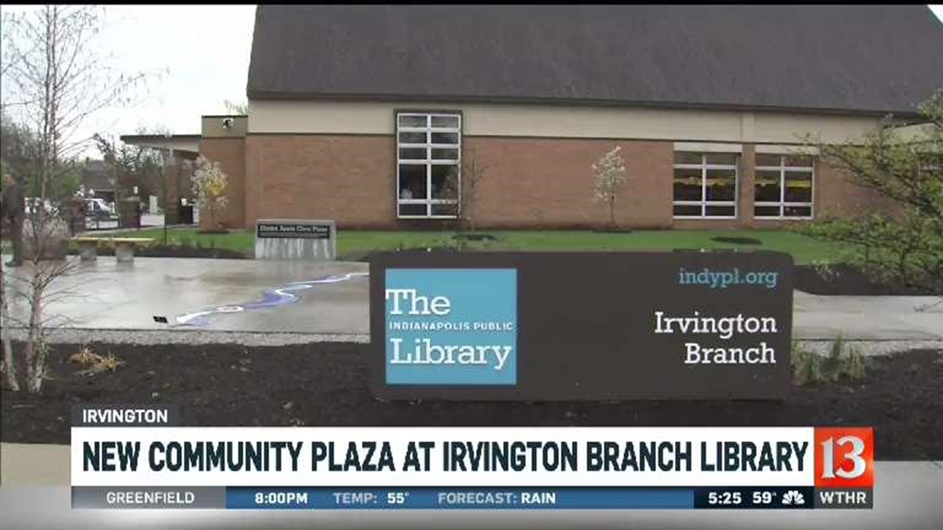 Elmira Annis Civic Plaza opens at the Irvington library branch | wthr.com