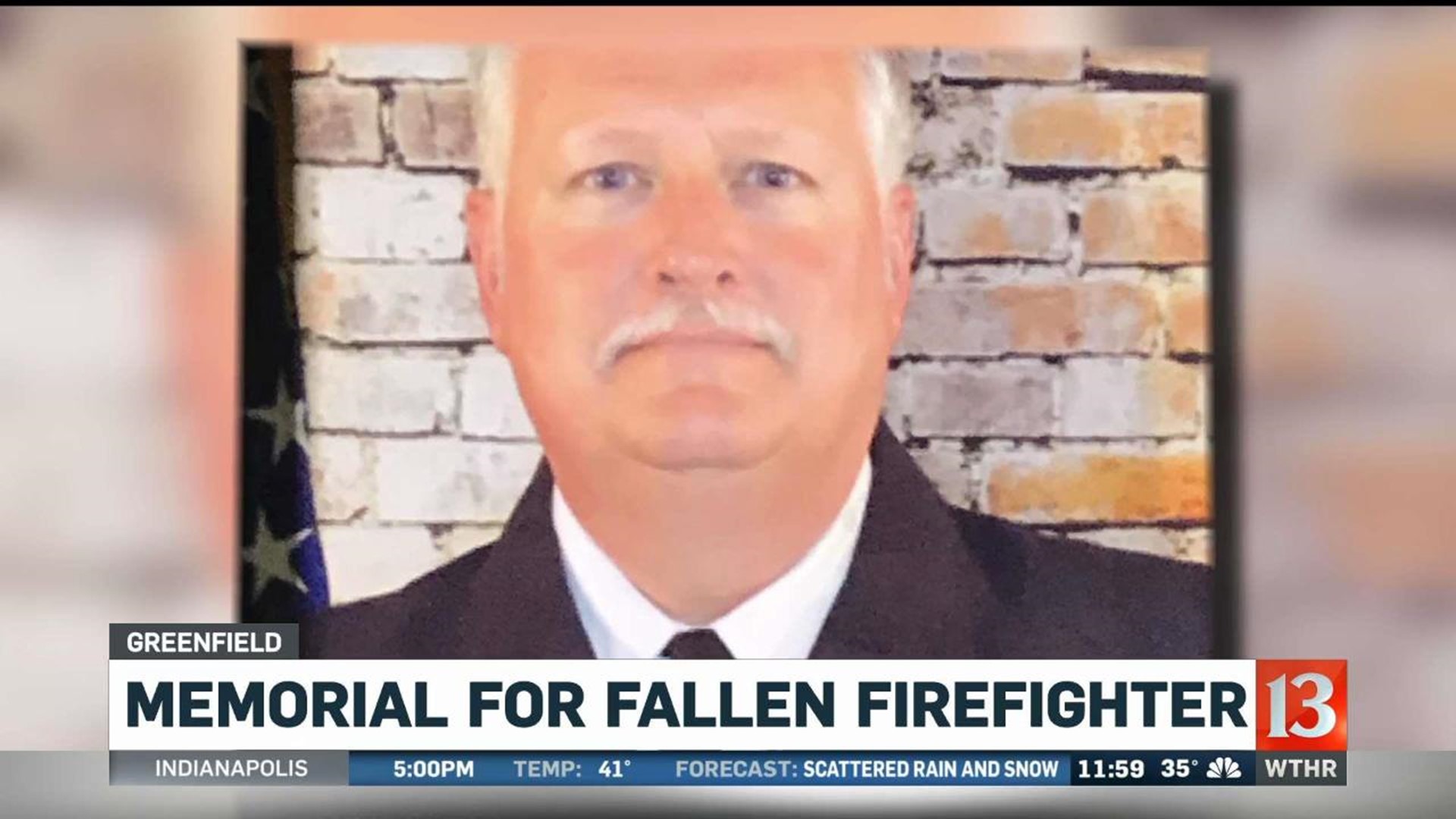 Memorial for fallen firefighter | wthr.com