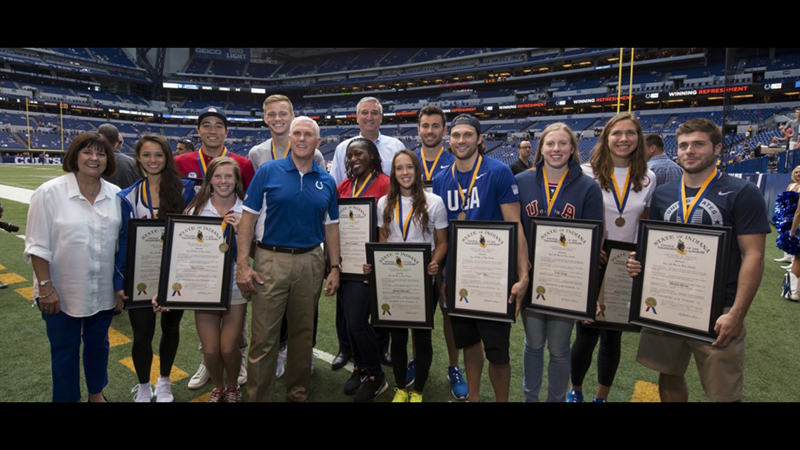 Indiana Olympians given Sagamore of the Wabash awards | wthr.com