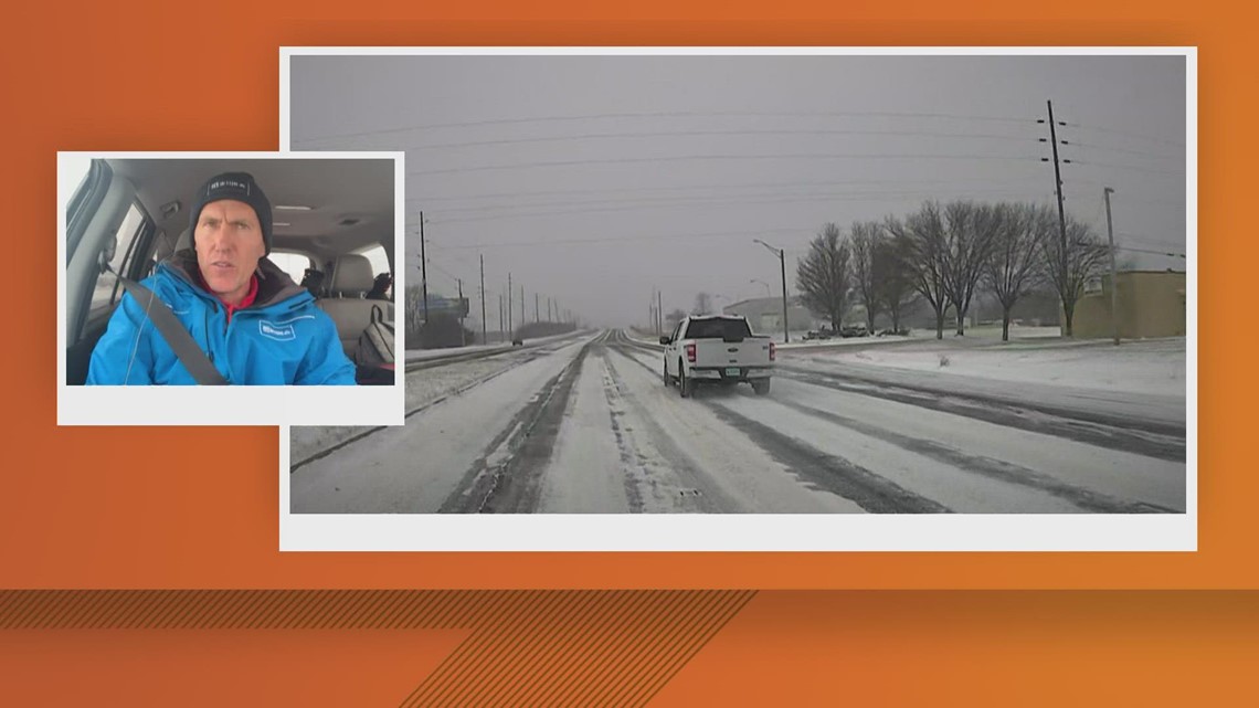 Road conditions on Indy's northwest side | Noon update | wthr.com