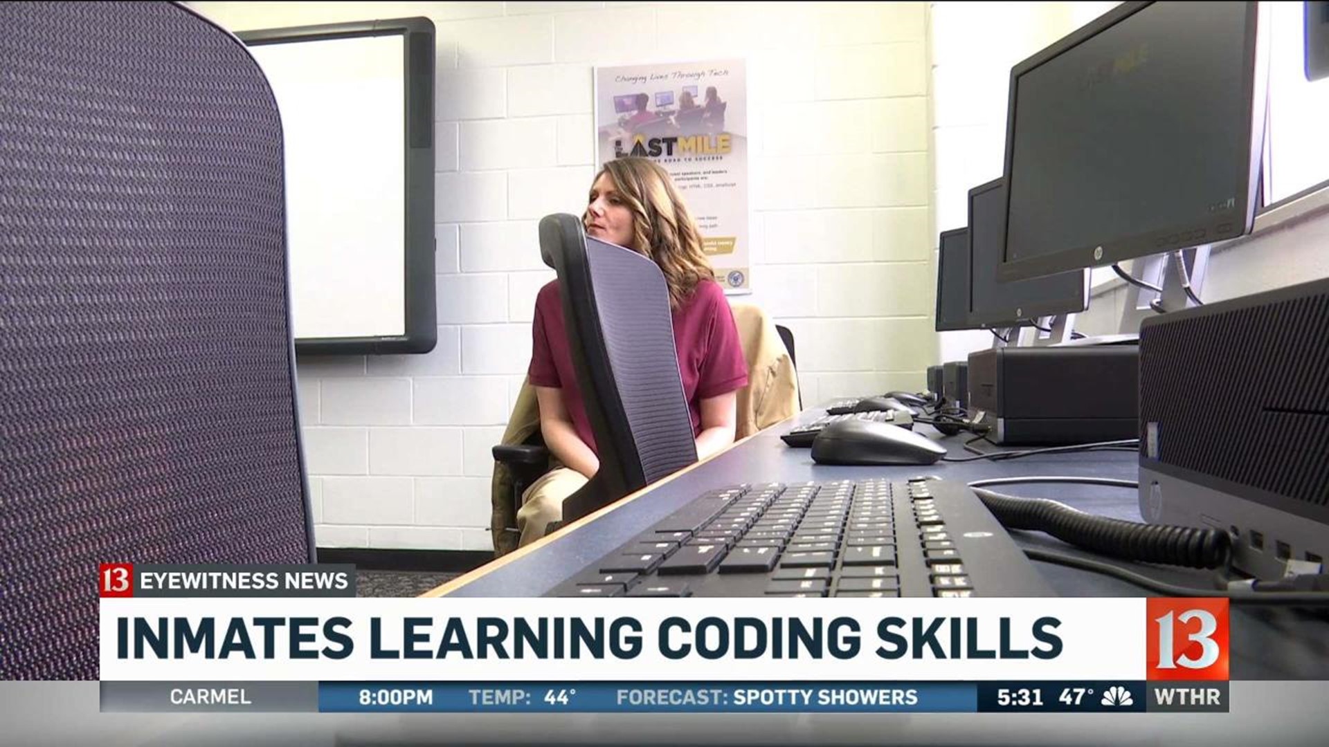 Inmates learn computer coding in new Indiana program | wthr.com