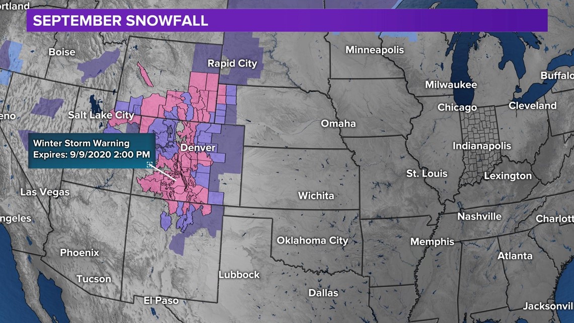 Seeing September snow out West | wthr.com
