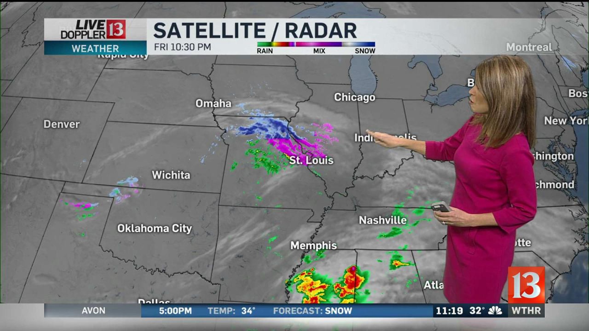 Live Doppler 13 Weather Forecast - 11/22/19 Evening Update | wthr.com