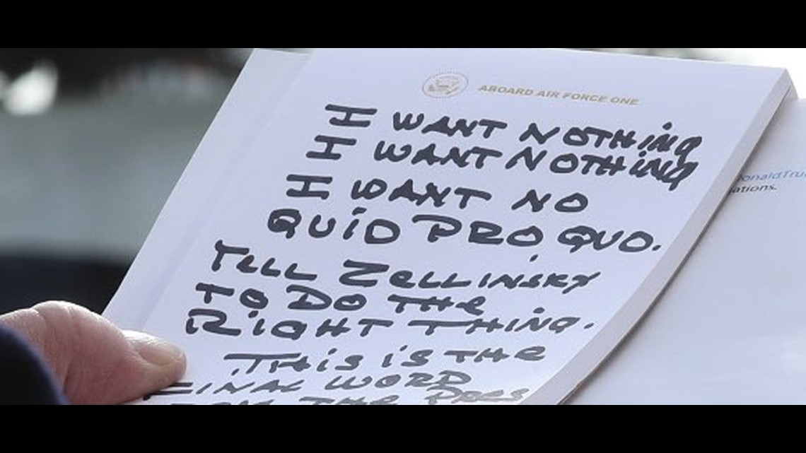 Twitter can't stop talking about Trump's handwritten impeachment ...