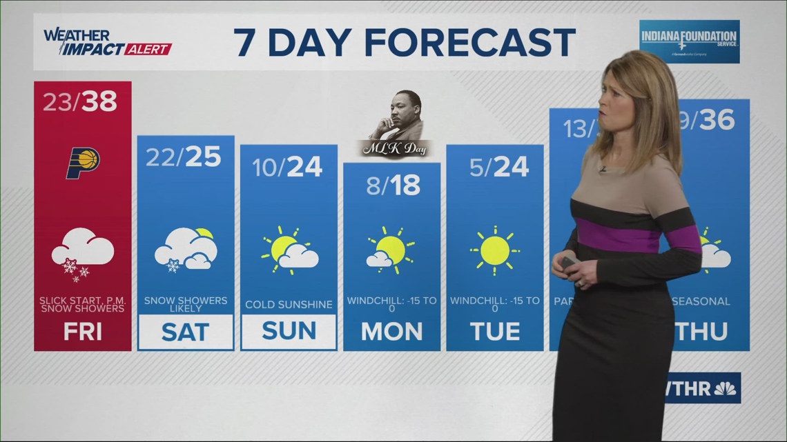 13Weather Forecast | 11 p.m. update Jan. 15, 2025 | wthr.com