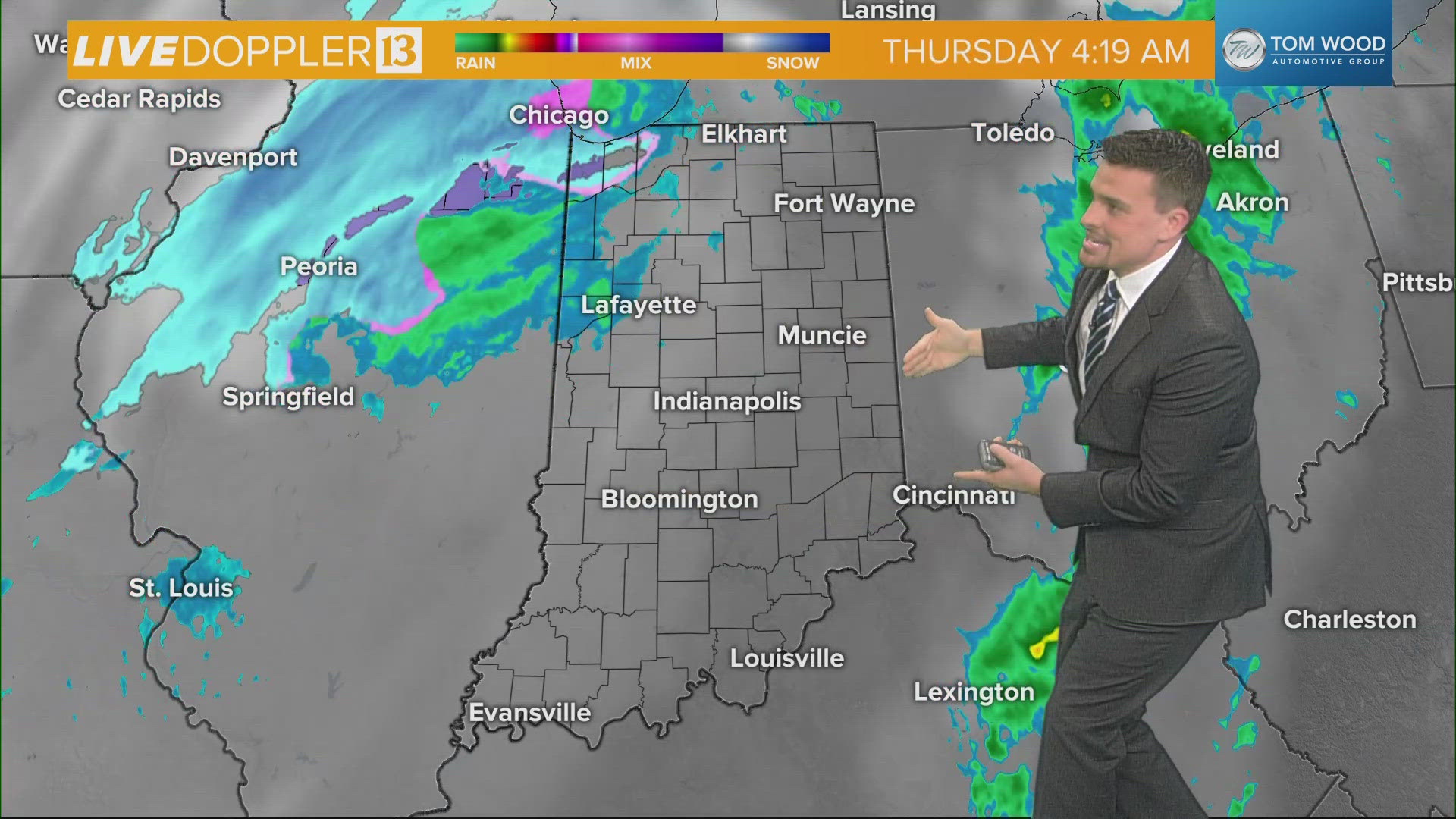 Indiana turning windy today with NW gusts up to 30 mph, plus snow ...