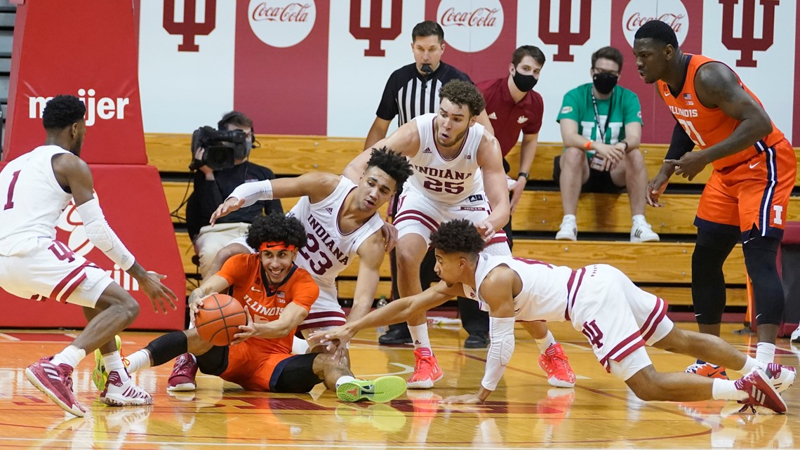 Frazier's run helps No. 12 Illini beat Indiana 75-71 in OT | wthr.com