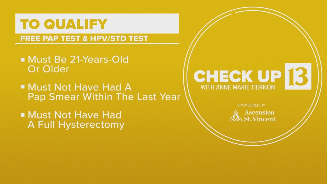 Free Pelvic health exam, HPV/STD screenings | Check Up 13 | wthr.com