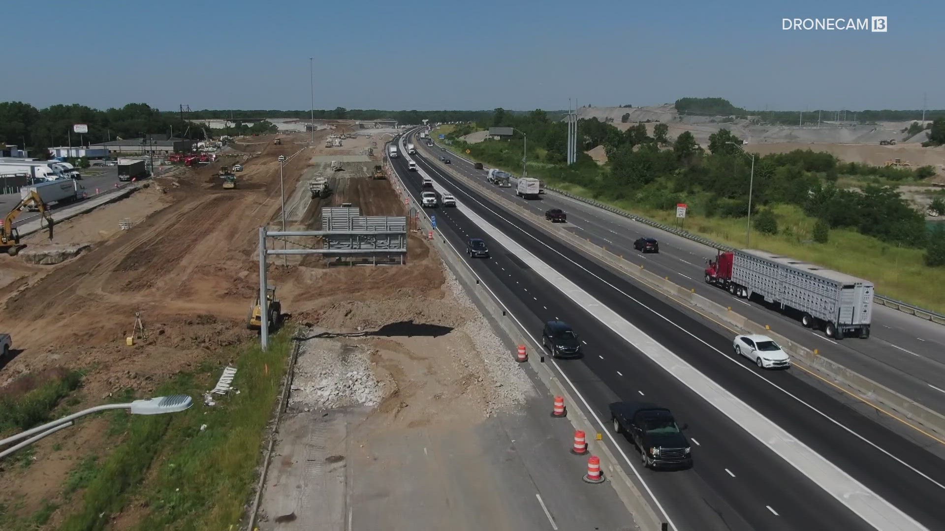 INDOT reopening eastbound lanes of I-465 on southwest side | wthr.com