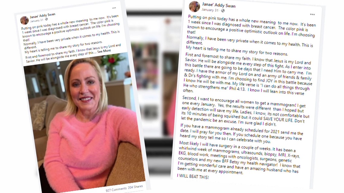 Scott Swan documents his wife Janae's fight against breast cancer ...