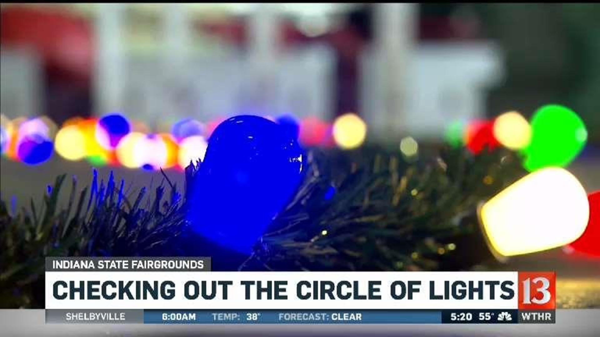 Electricians check out lights for Circle of Lights display | wthr.com