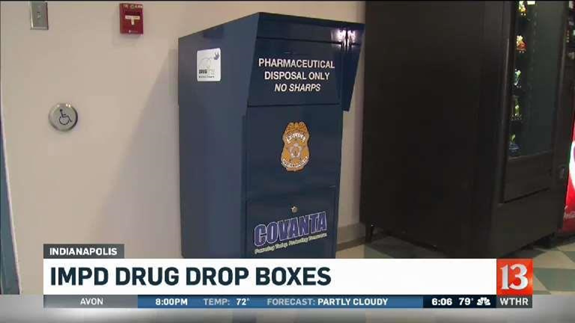 IMPD drop box designed for safe disposal of old prescriptions | wthr.com