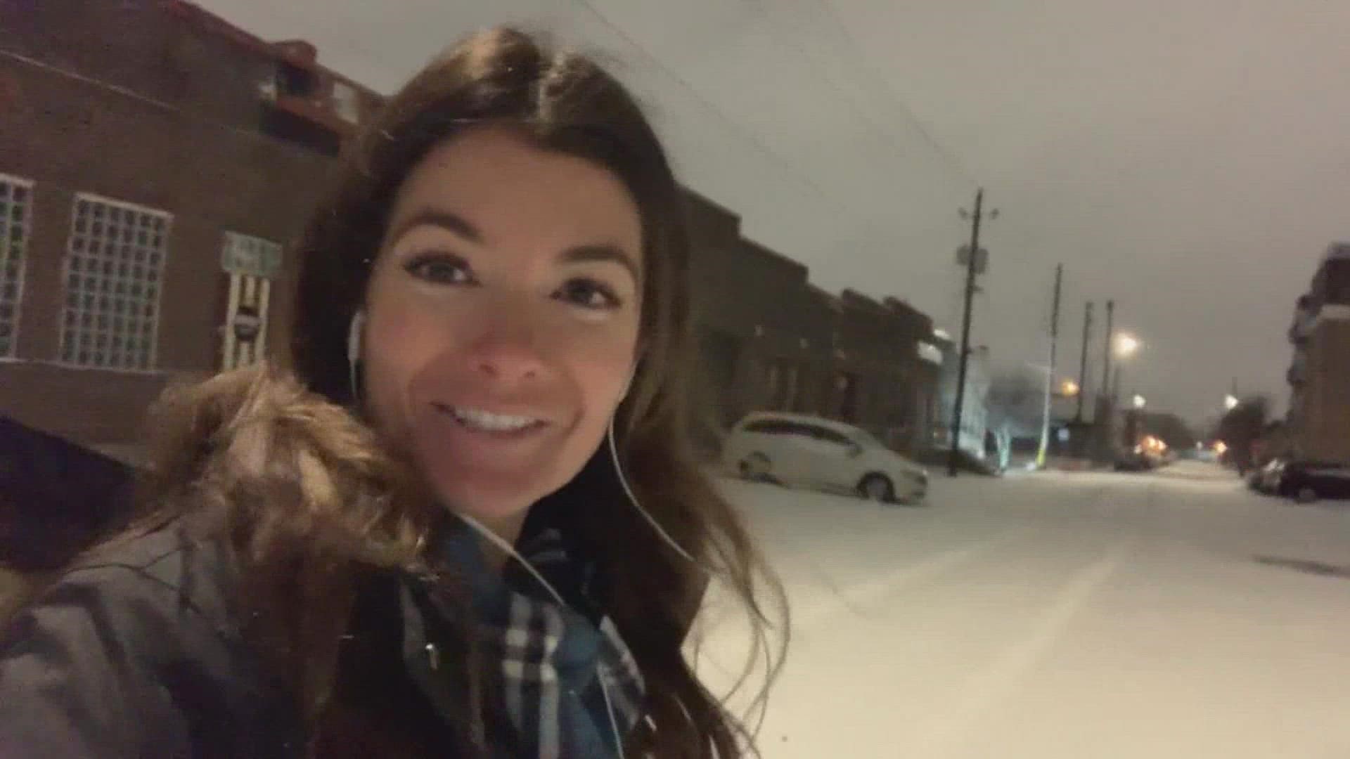 Winter storm Thursday 7 a.m. update: Downtown Indianapolis | wthr.com