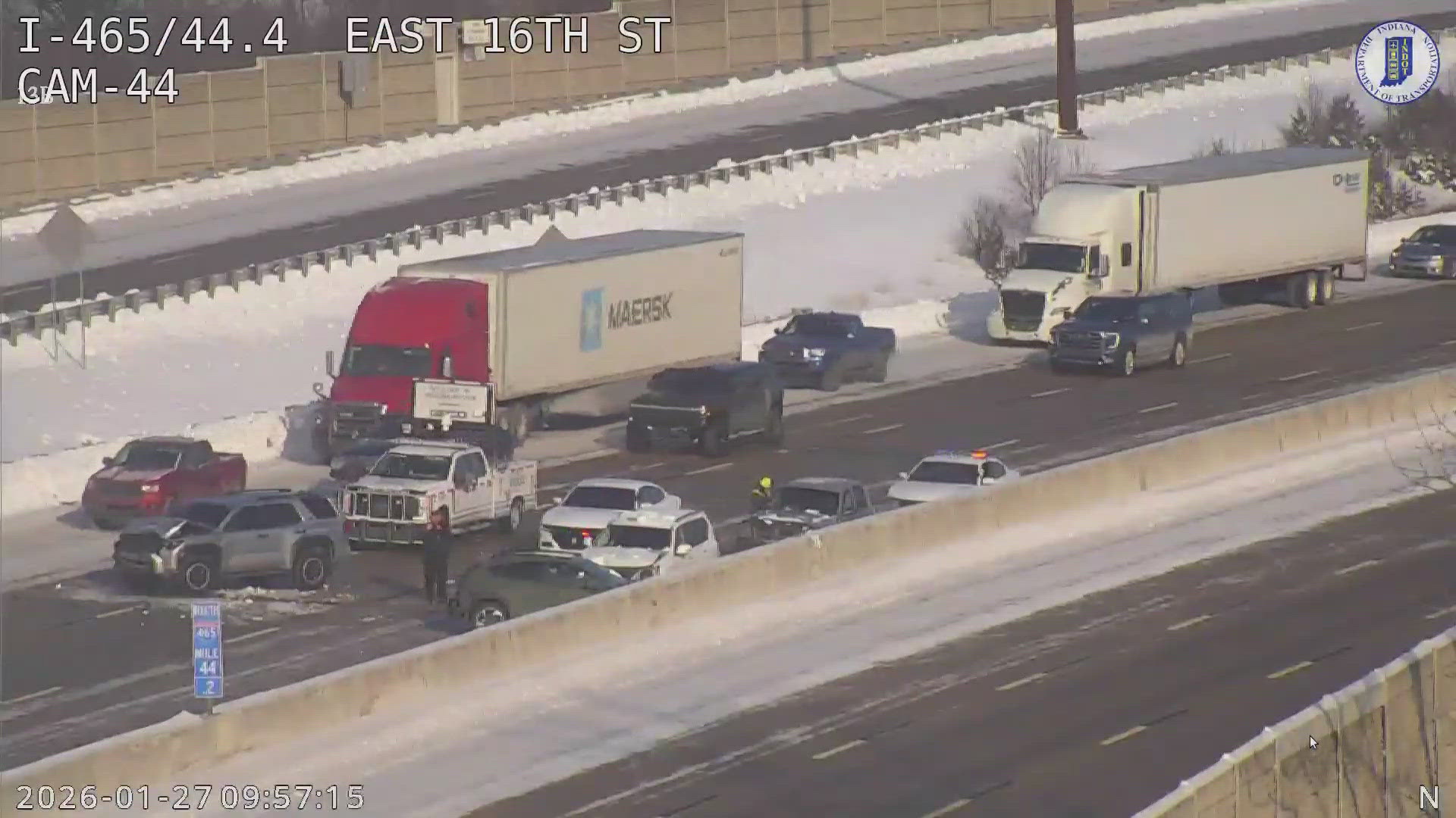 Ice shuts down portion of I-70 in Indianapolis | wthr.com