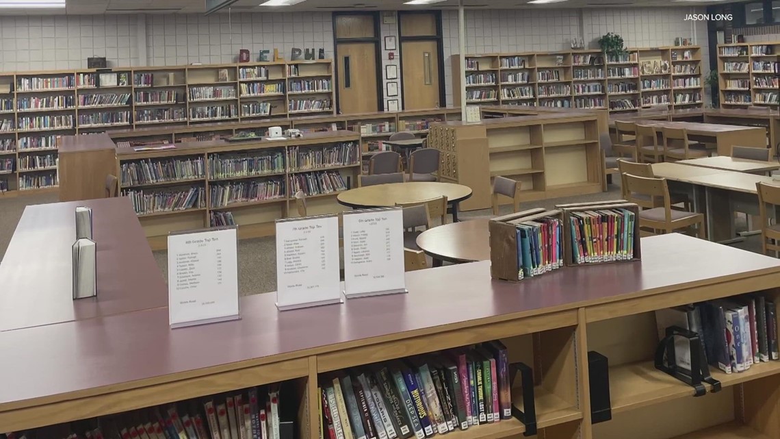 Abby & Libby Memorial Library in Delphi | wthr.com