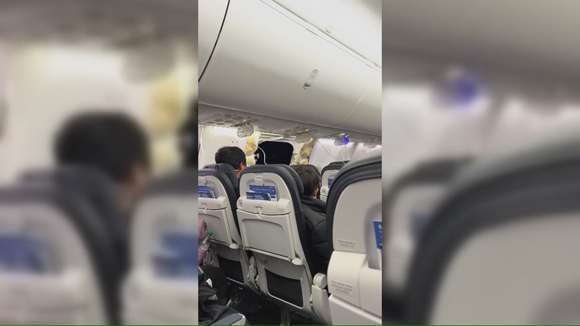 Alaska Airlines plane window pops off during flight leaving hole in its ...