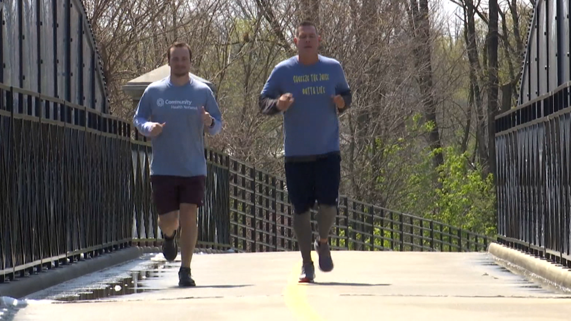 Jake Query runs Mini-Marathon 6 months after heart attack | wthr.com