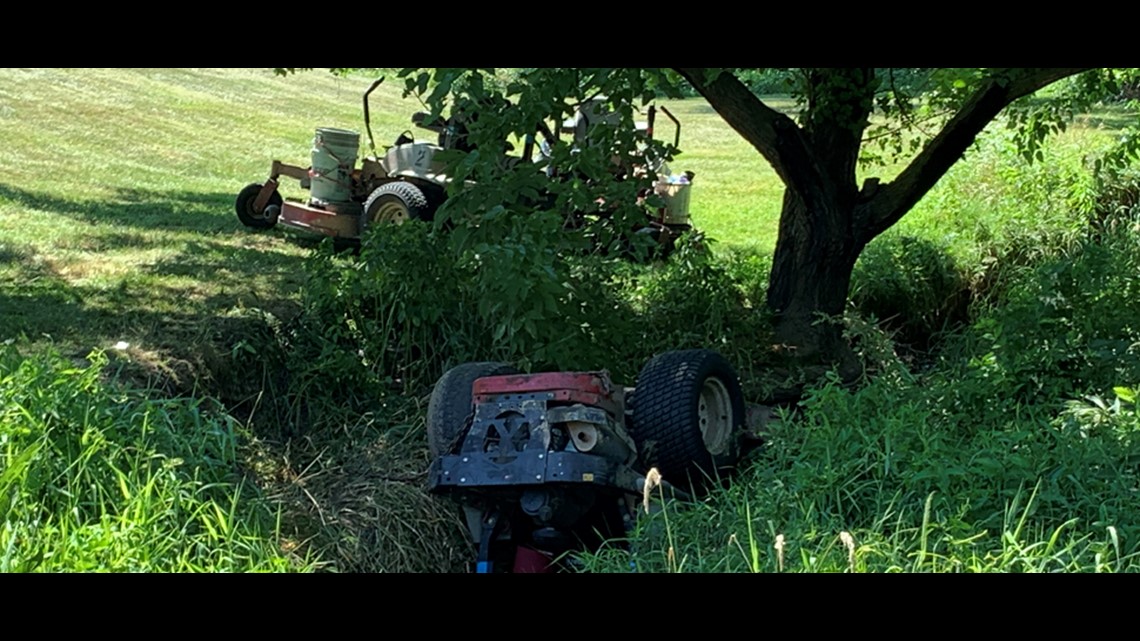 Landscaper killed after being trapped under lawnmower | wthr.com