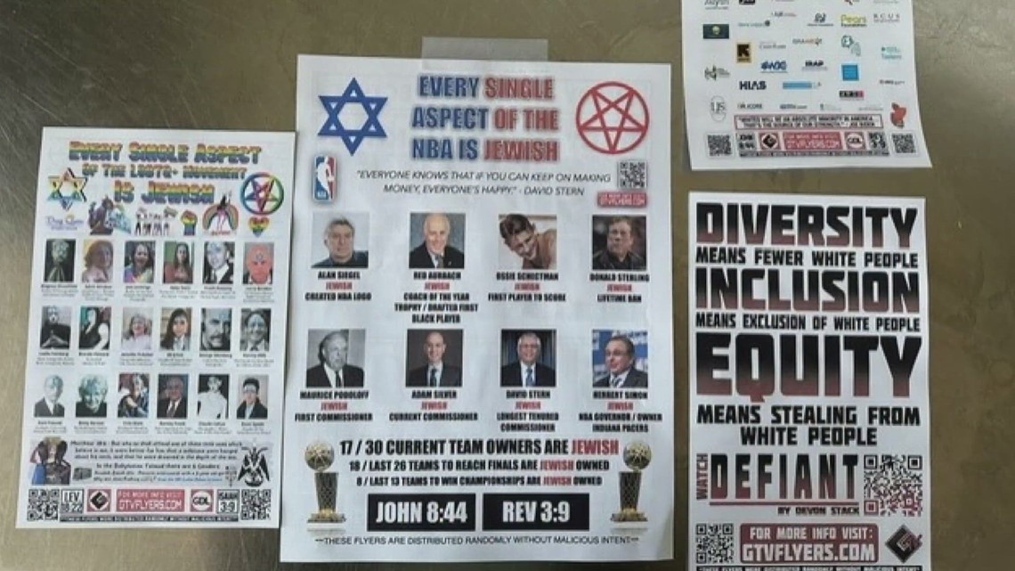 Anti-Semitic flyers found near downtown Indianapolis | wthr.com