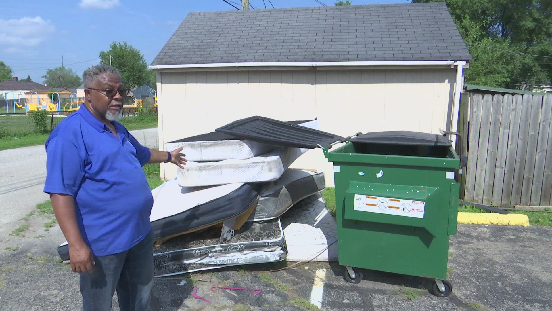 Indy pastor fed up with others dumping trash at his church | wthr.com