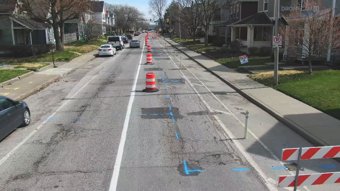 Indy DPW converts one-way streets into two-way streets | wthr.com