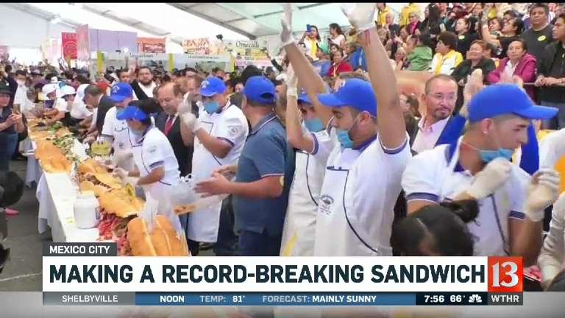 Mexico's longest sandwich ever spans 236 feet | wthr.com