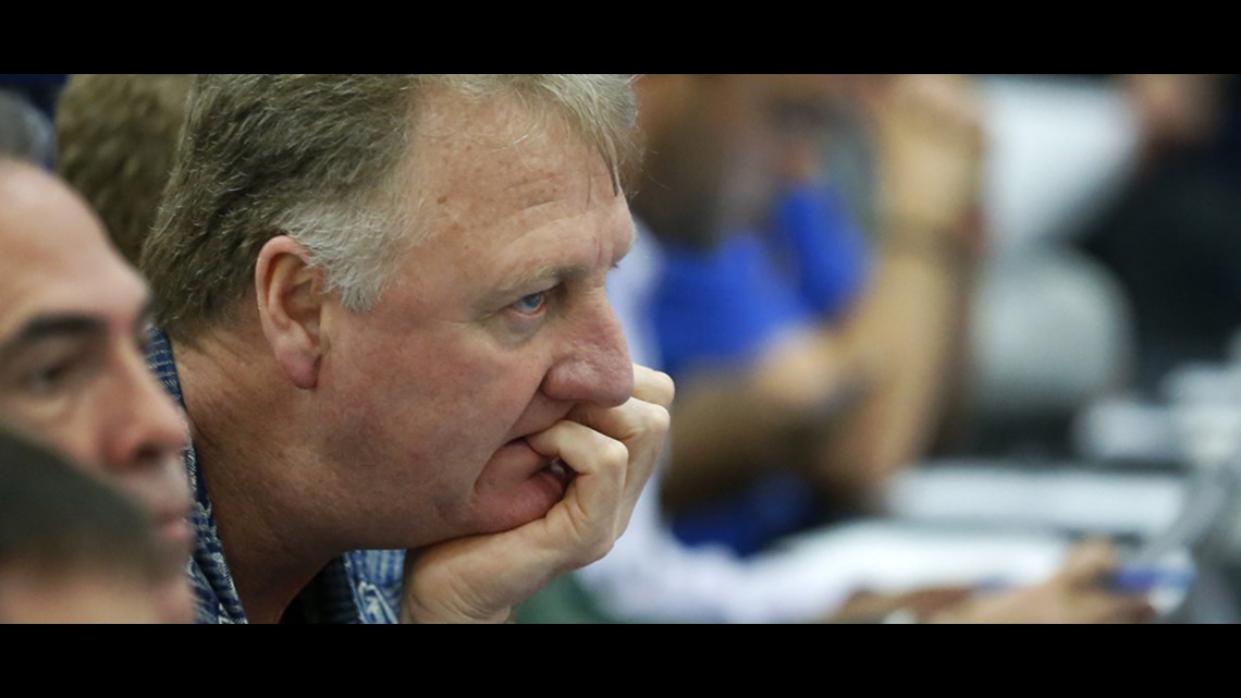 WATCH LIVE: Larry Bird stepping down as Pacers President | wthr.com