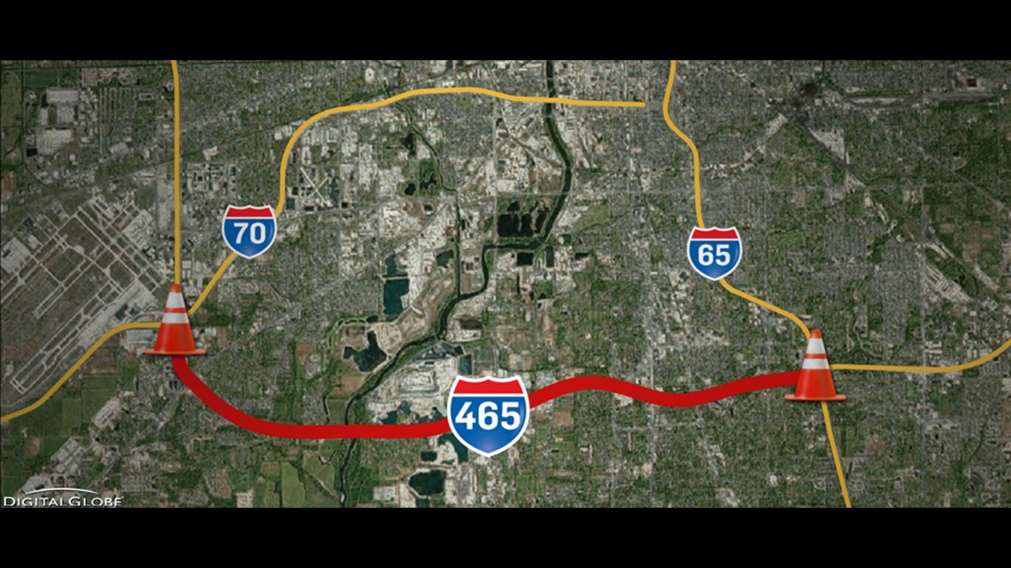 INDOT plans closures of I-465 for south side construction | wthr.com
