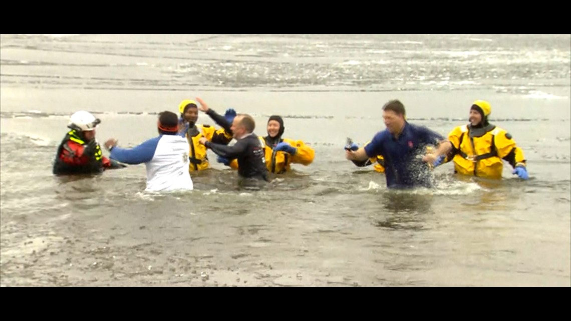 Sean Ash does polar plunge to promote Special Olympics fundraiser ...