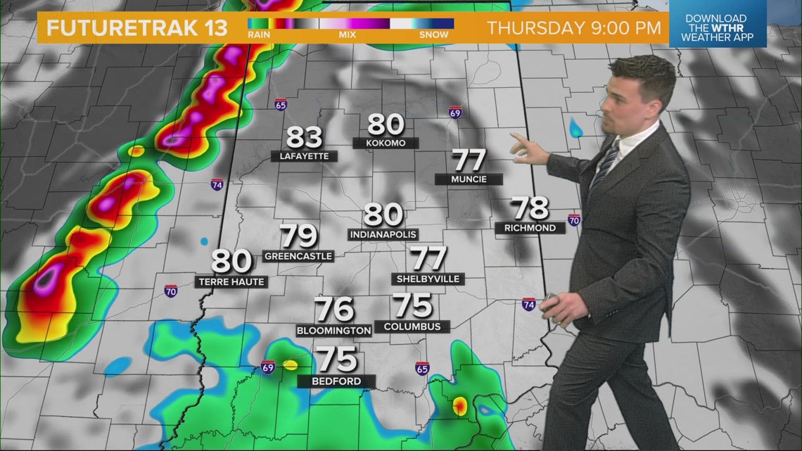 After high heat today, a couple large hail storms are possible across ...