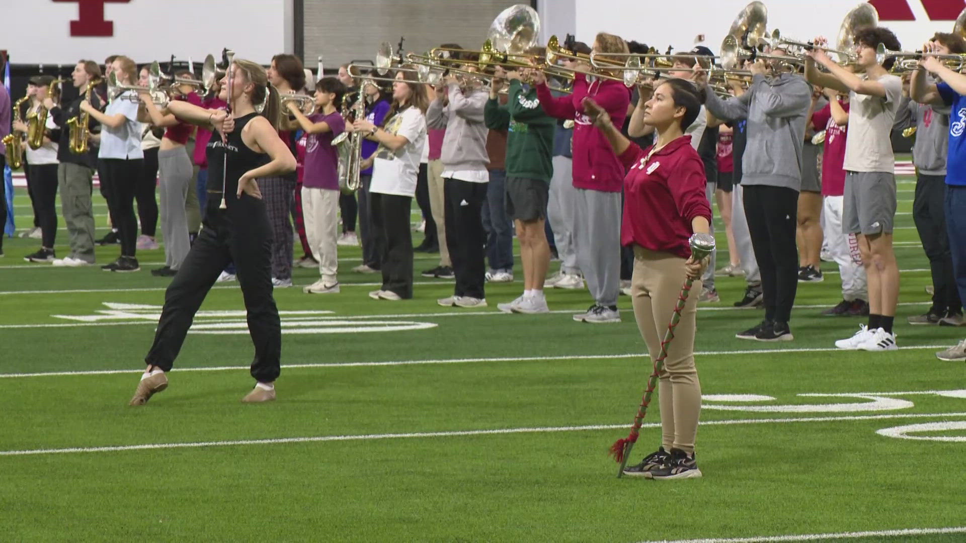 IU's Marching Hundred makes final preparations for trip to Rose Bowl ...