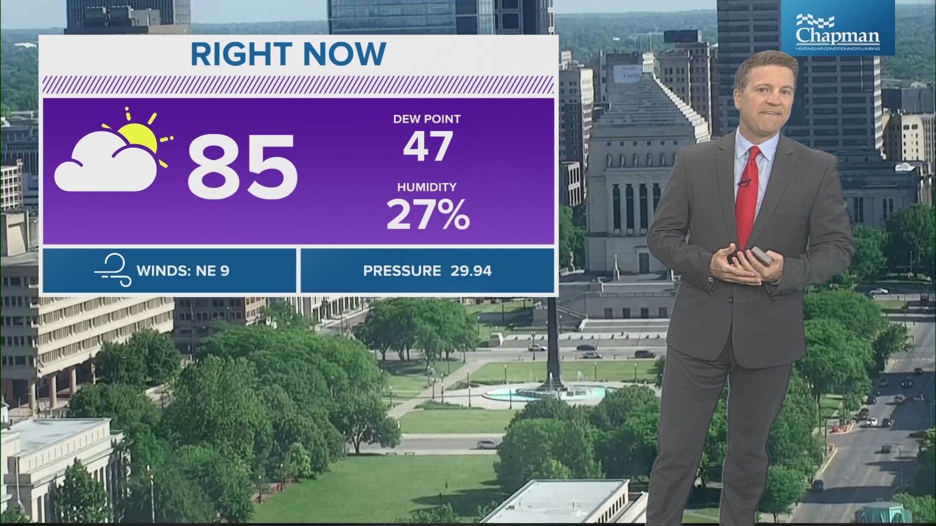 Live Doppler 13 Forecast | 5 p.m. Update | 5/29/23 | wthr.com