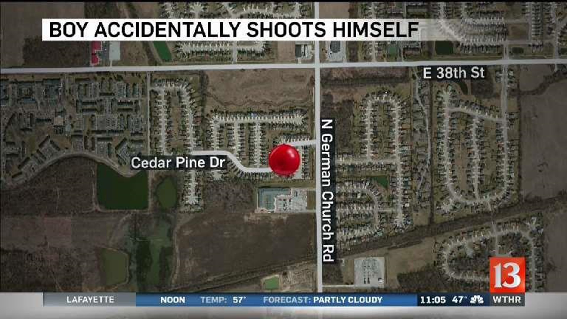 Indianapolis boy accidentally shoots himself, expected to be OK | wthr.com