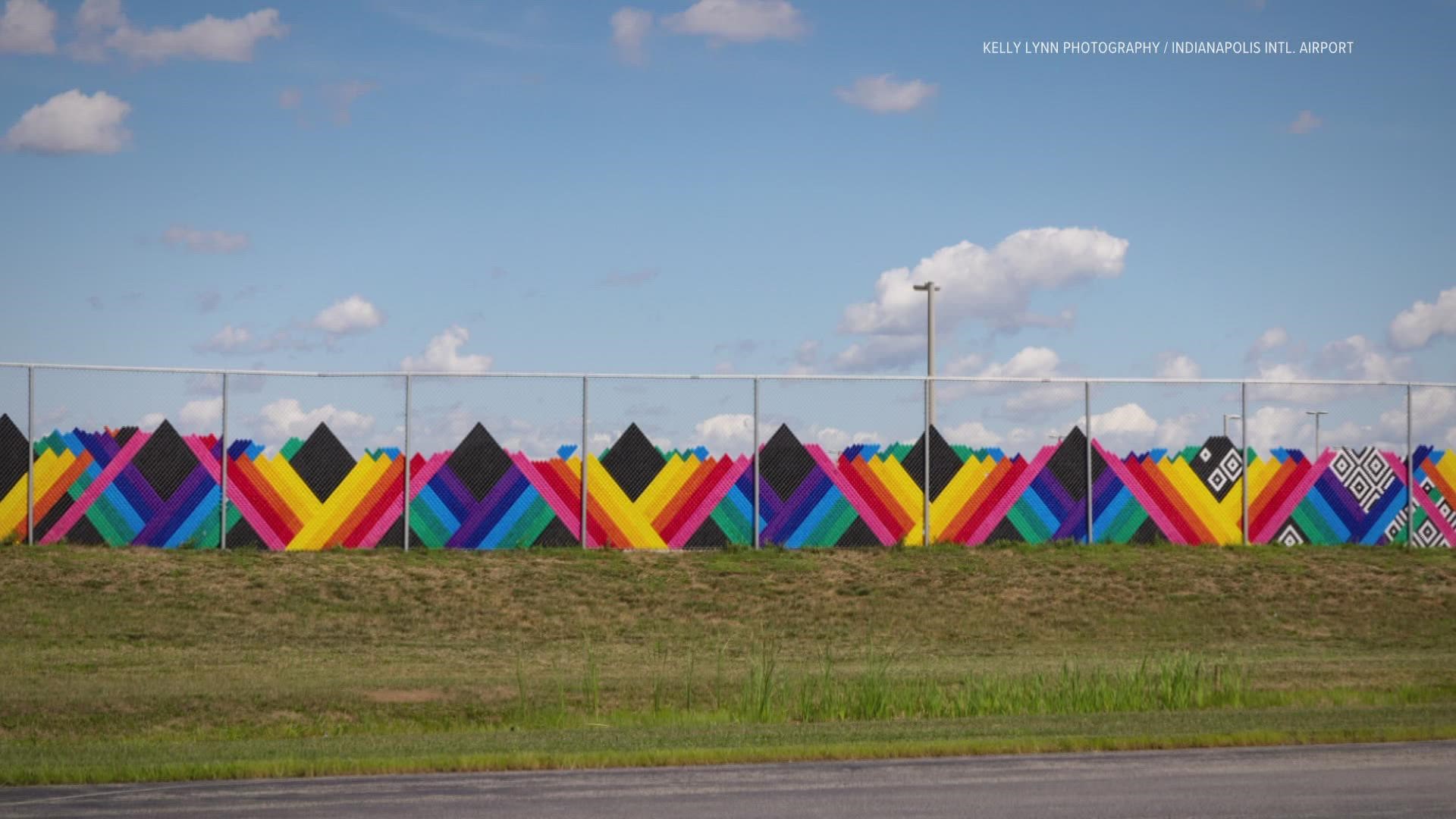 New art installation at Indy Airport | wthr.com