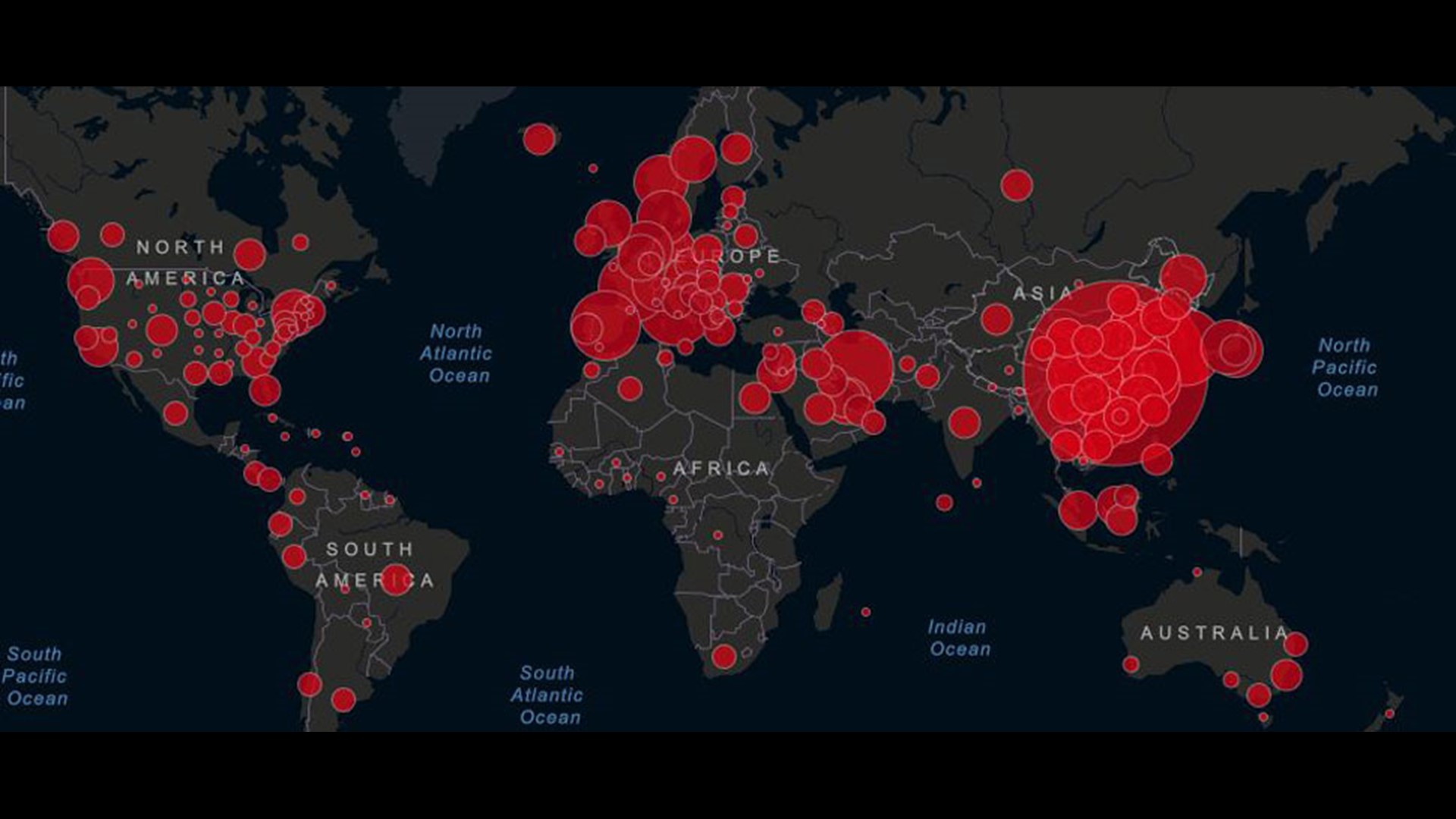 This interactive map shows all reported coronavirus cases in the world ...