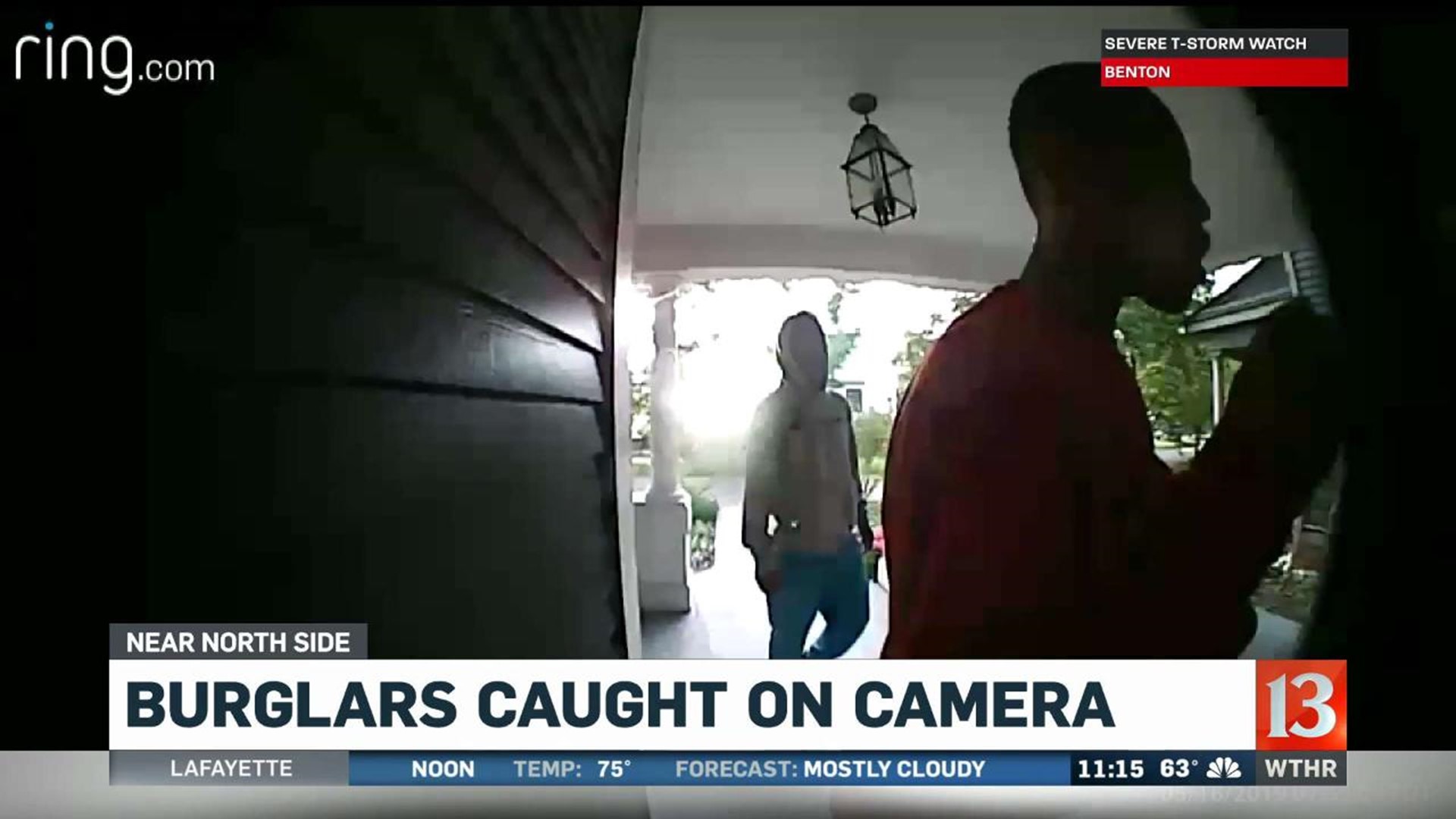 Thieves Caught On Camera Casing Home On Near North Side Before Breaking