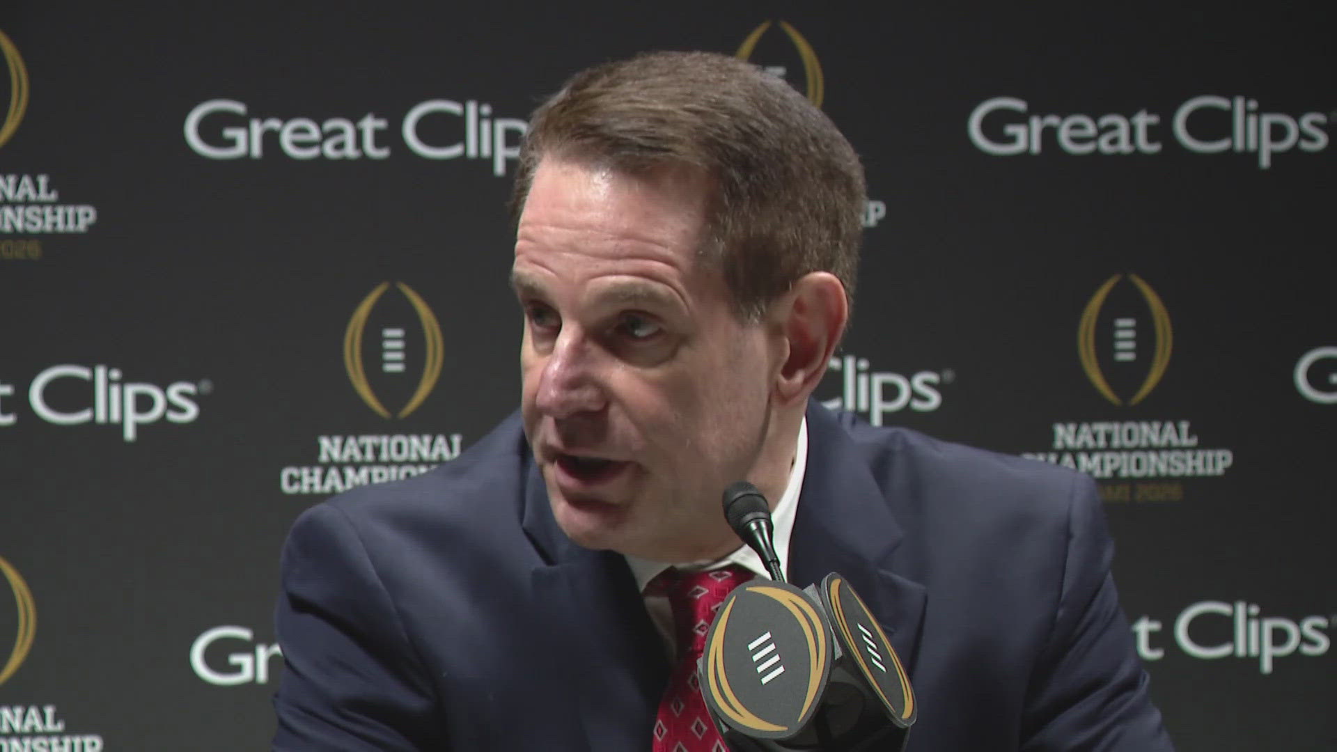 IU players, head coach Curt Cignetti discuss CFP title game during ...